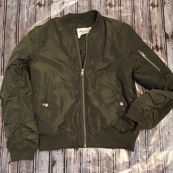 American Rag | Jackets & Coats | Bomber Jacket Green American Rag ...